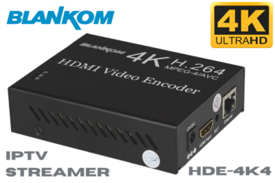4K UHD IP Streamer | BLANKOM HDE-4K4